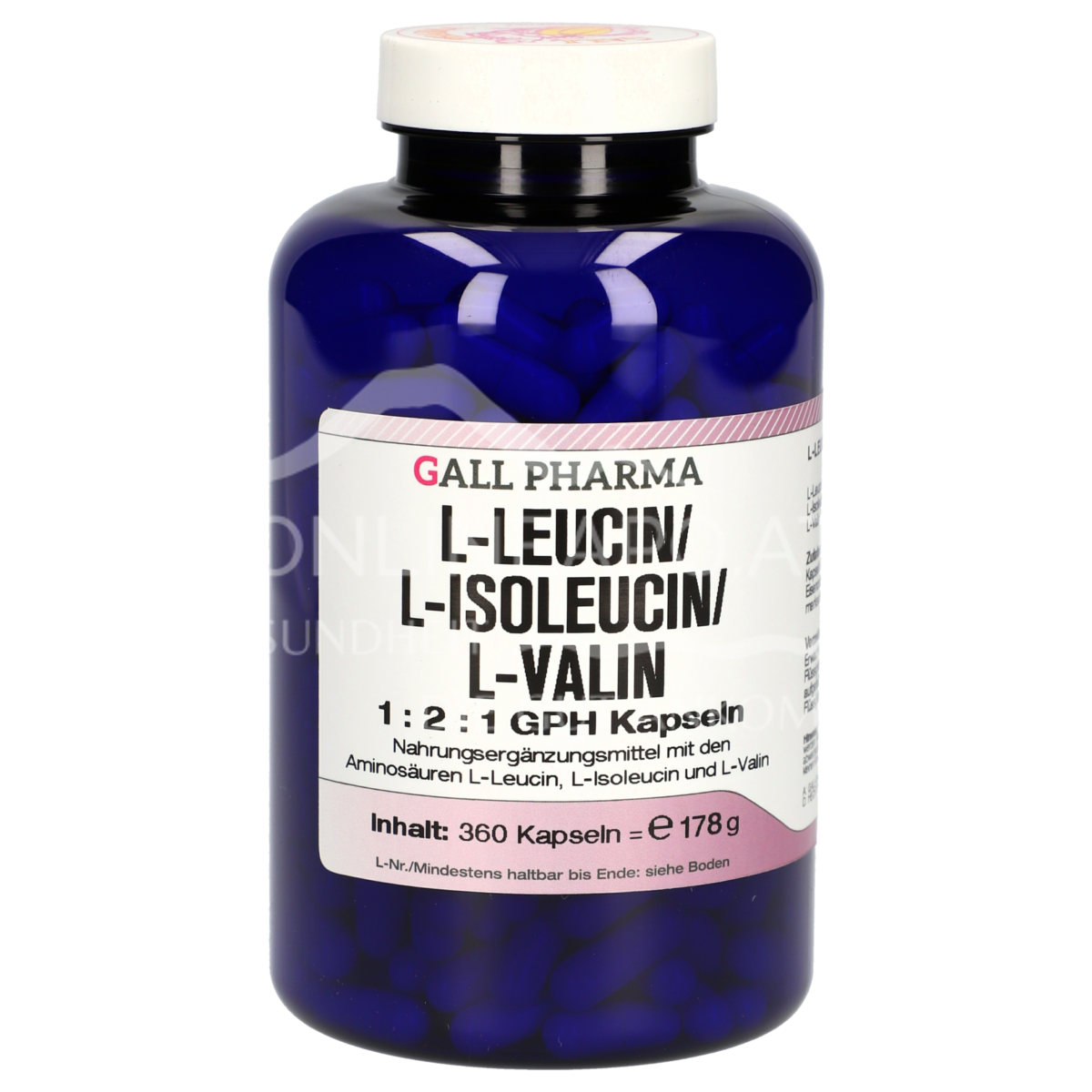 Gall Pharma L-Leucin/L-Isoleucin/L-Valin 1:2:1 Kapseln | schnell ...