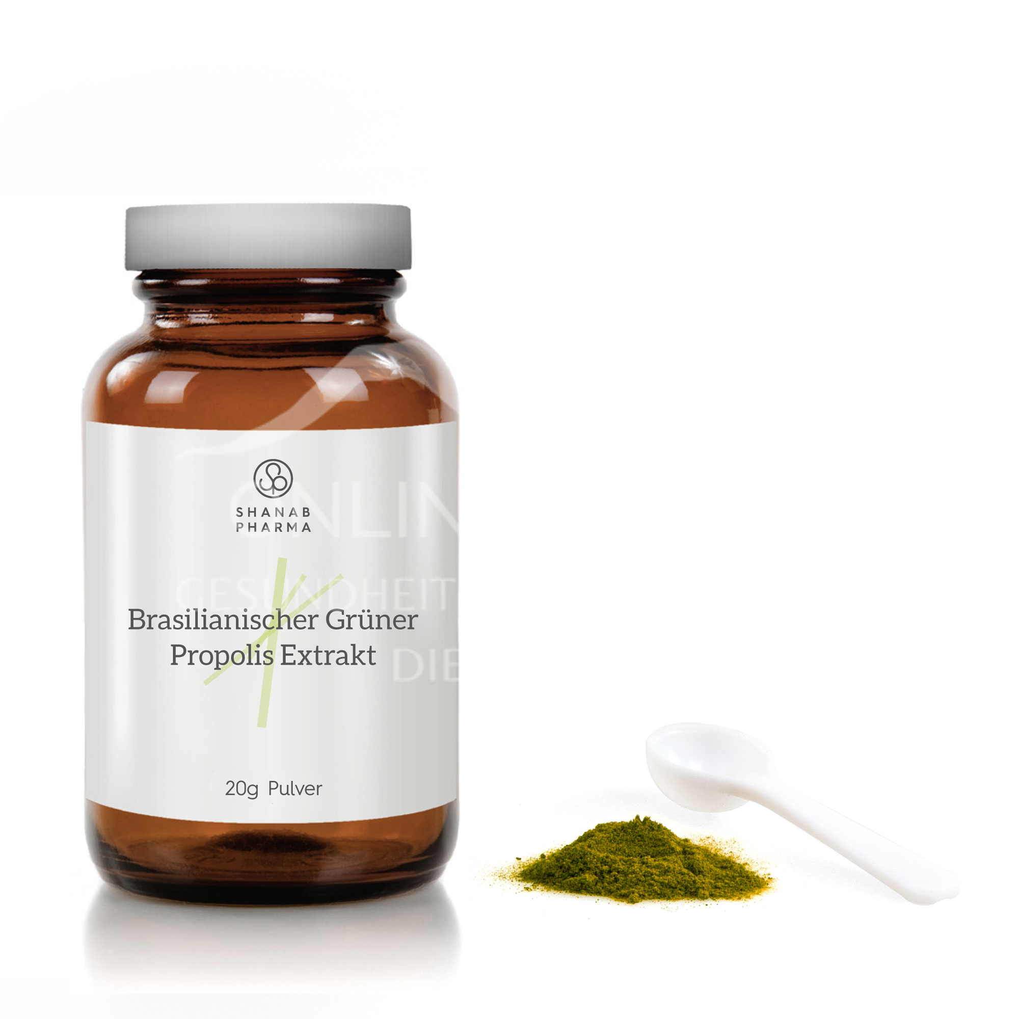 Shanab Pharma Brasilianischer Grüner Propolis Extrakt Pulver | schnell ...