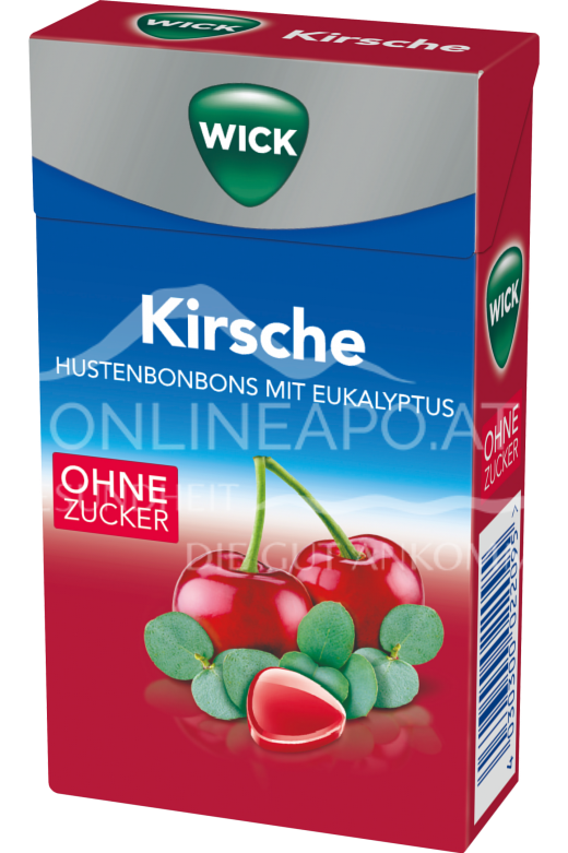 Wick Kirsche Hustenbonbons mit Eukalyptus | schnell günstig geliefert