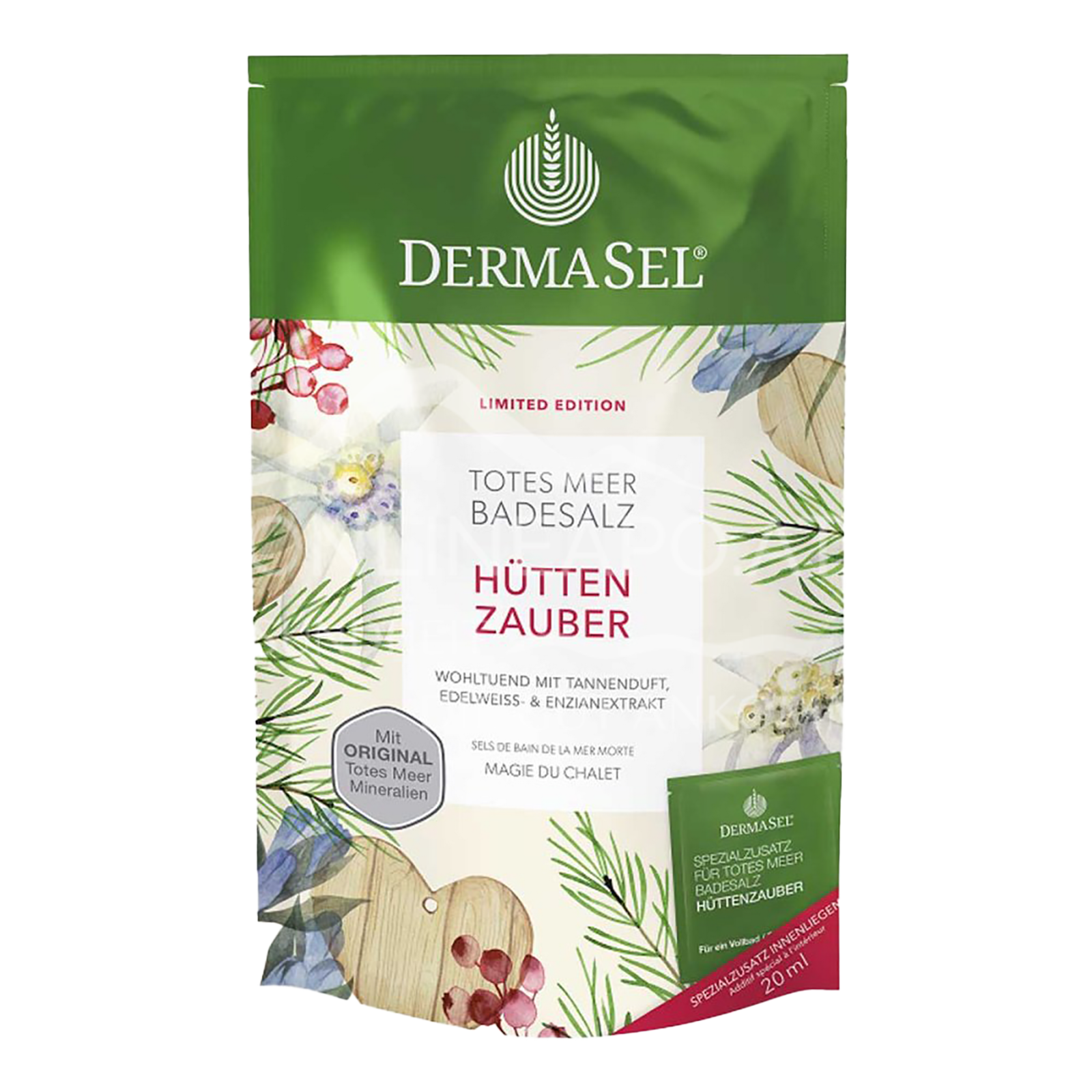 DermaSel® Totes Meer Badesalz Hüttenzauber | schnell günstig geliefert