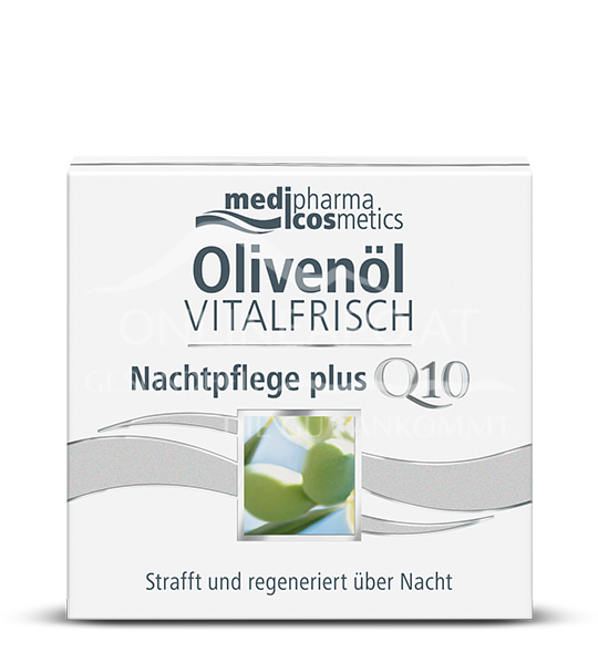 medipharma cosmetics Olivenöl Vitalfrisch Nachtpflege plus Q10 ...