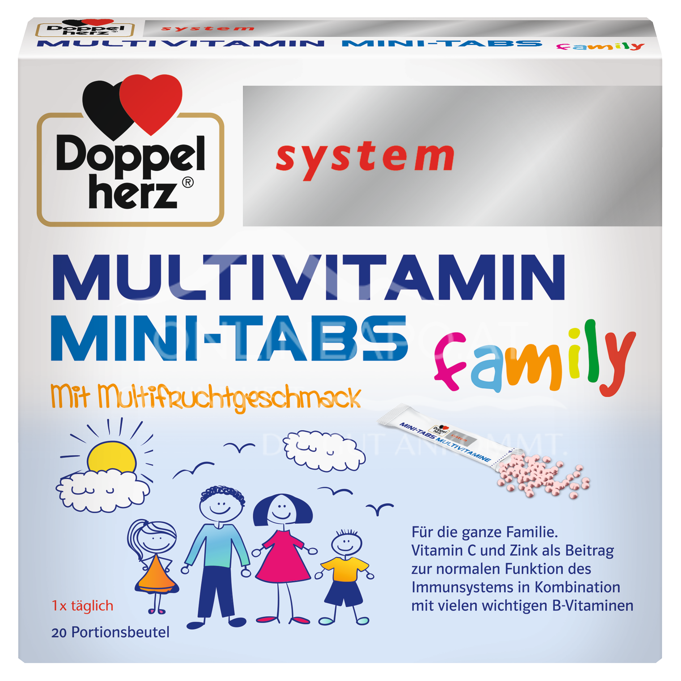 Doppelherz system MULTIVITAMIN MINI-TABS family Sticks | schnell ...