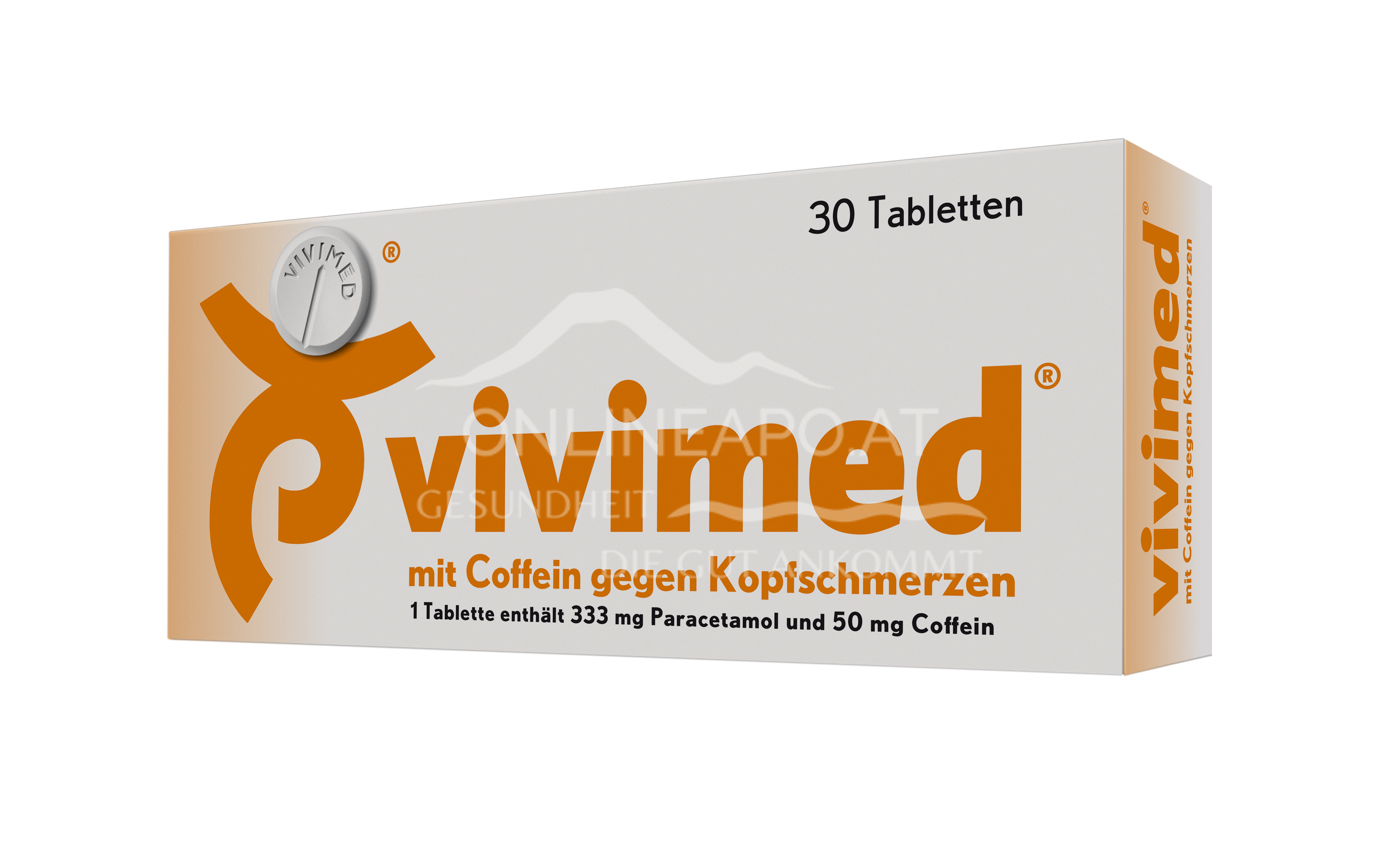 vivimed Tabletten mit Coffein gegen Kopfschmerzen | schnell günstig ...